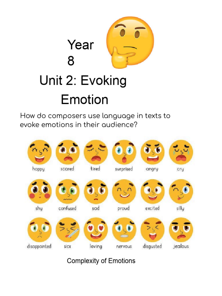 Evoking Emotions Booklet | PDF | Emotions | Poetry