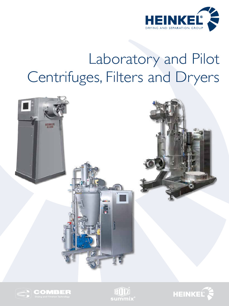 Pilot Scale Centrifuge Solutions | PDF | Centrifuge | Filtration