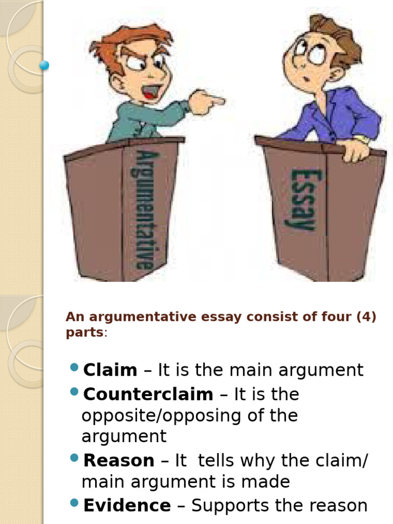 GR 9 ENG HL - Argumentative Essay - Powerpoint | PDF
