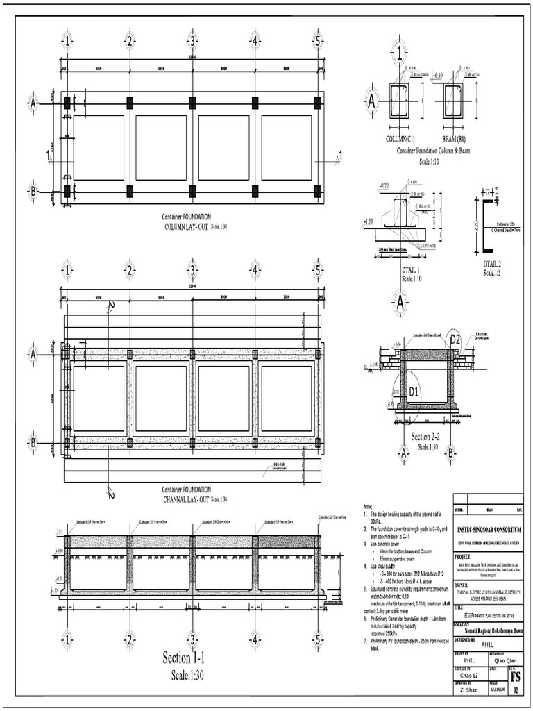 PV and BESS 02-2021!10!21 BESS Foundation | PDF