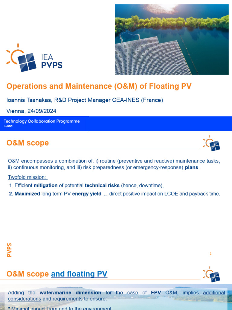 06_I.-Tsanakas_OM-of-FPV-Systems | PDF | Soil | Corrosion