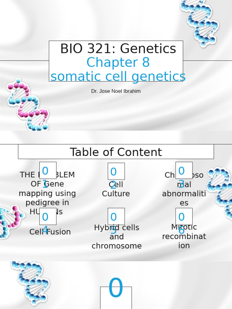 Chapter 8 - Somatic Cell Genetics | PDF | Zygosity | Gene Duplication