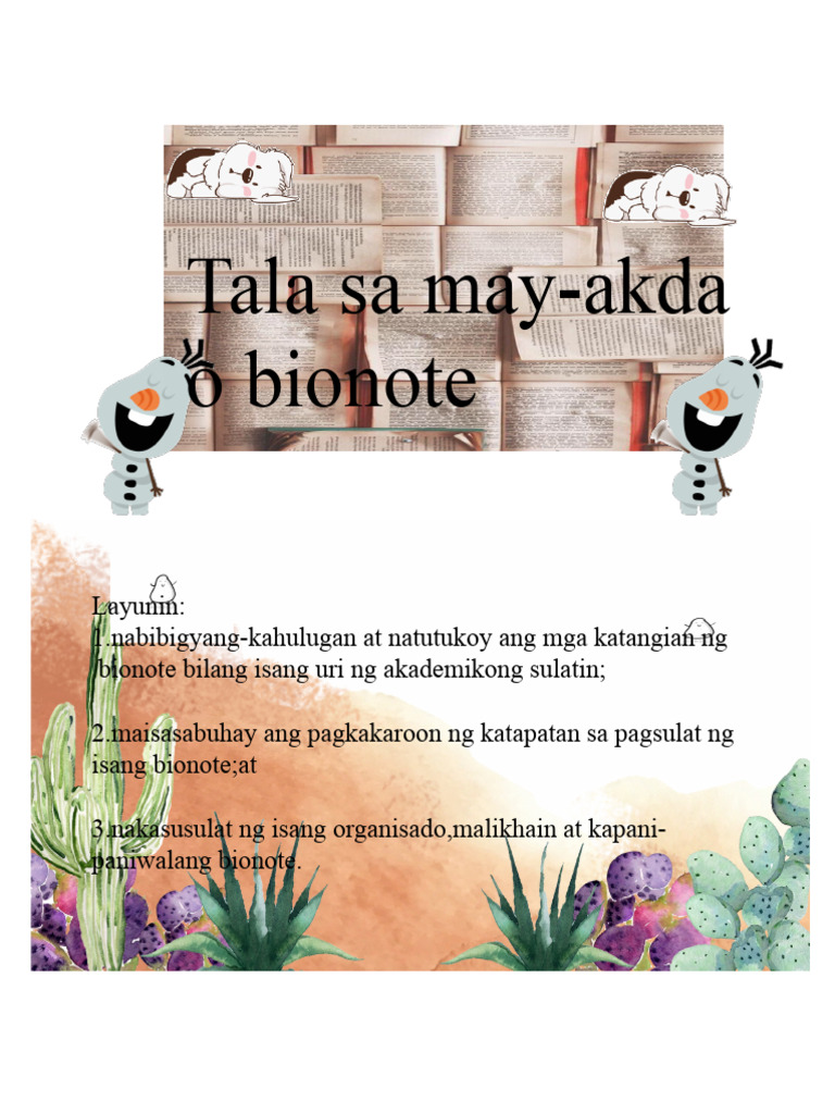 Open BIONOTE-Powerpoint 2 | PDF