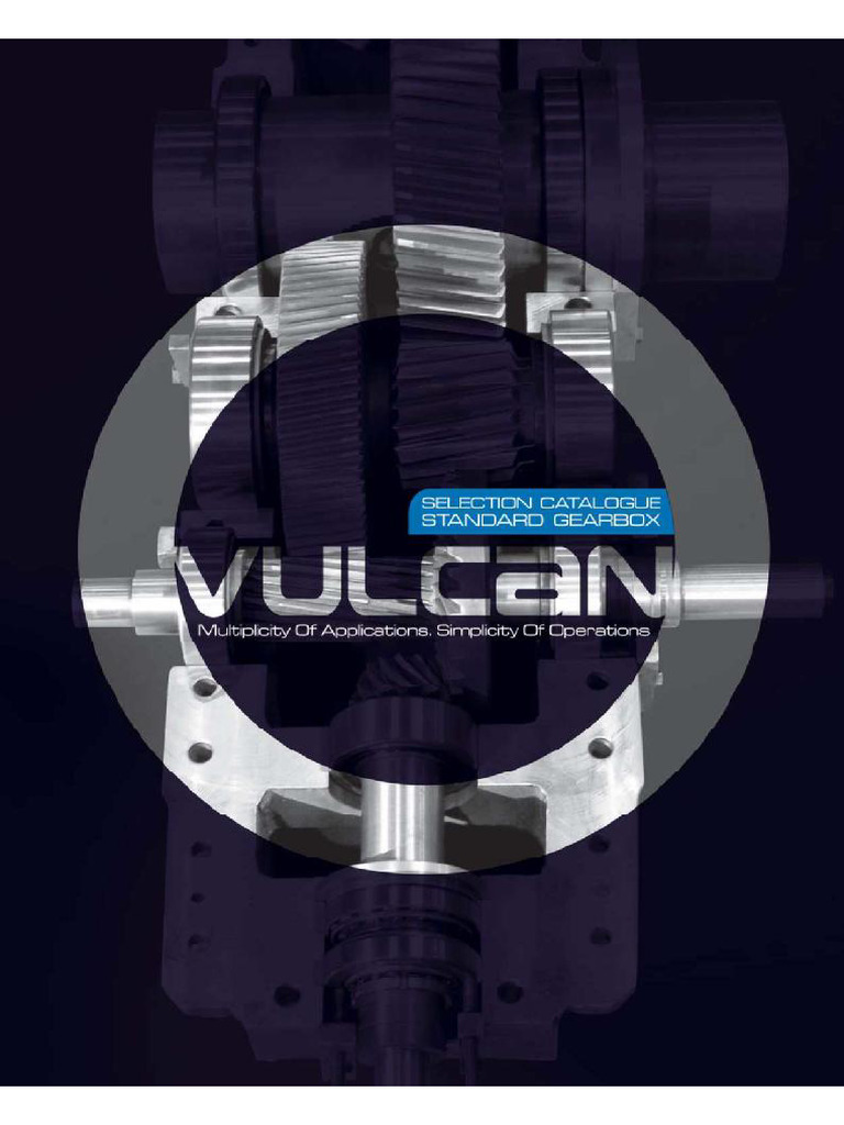 Vulcan Gearbox Catalogue Part 1 | PDF
