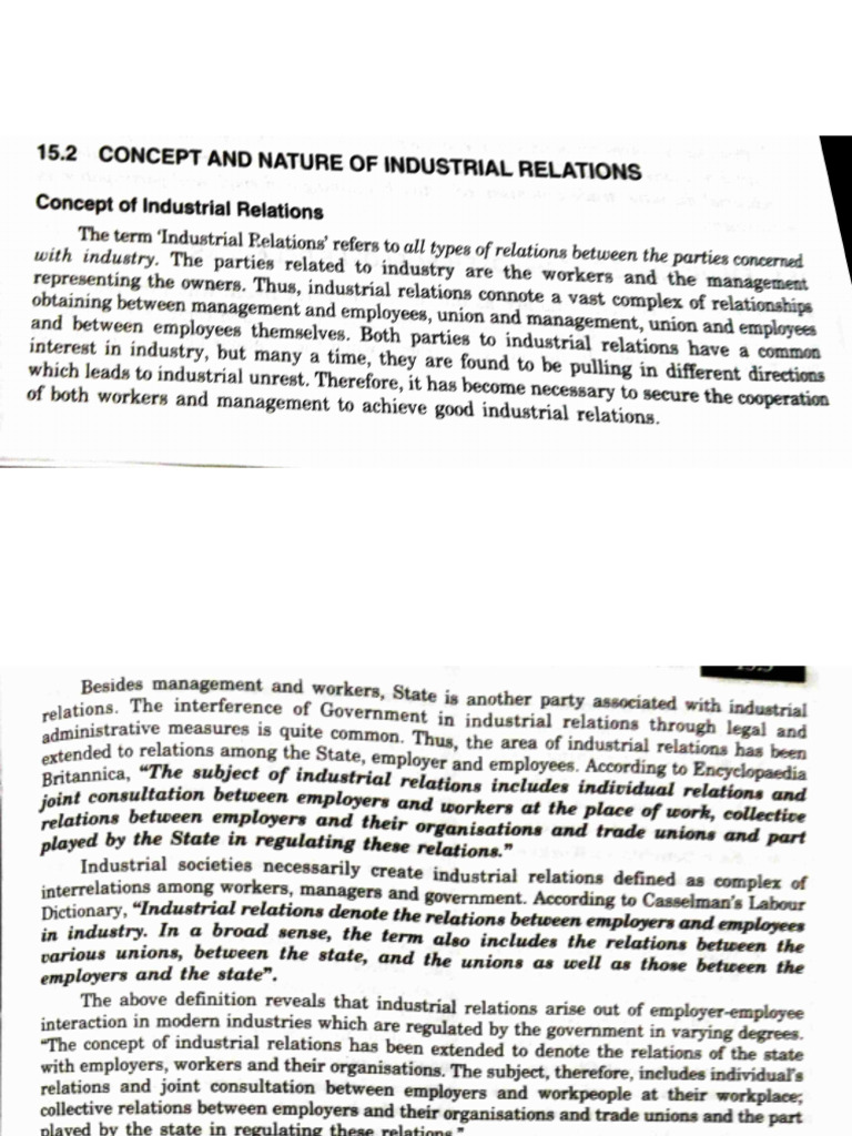 Industrial Relations1 | PDF