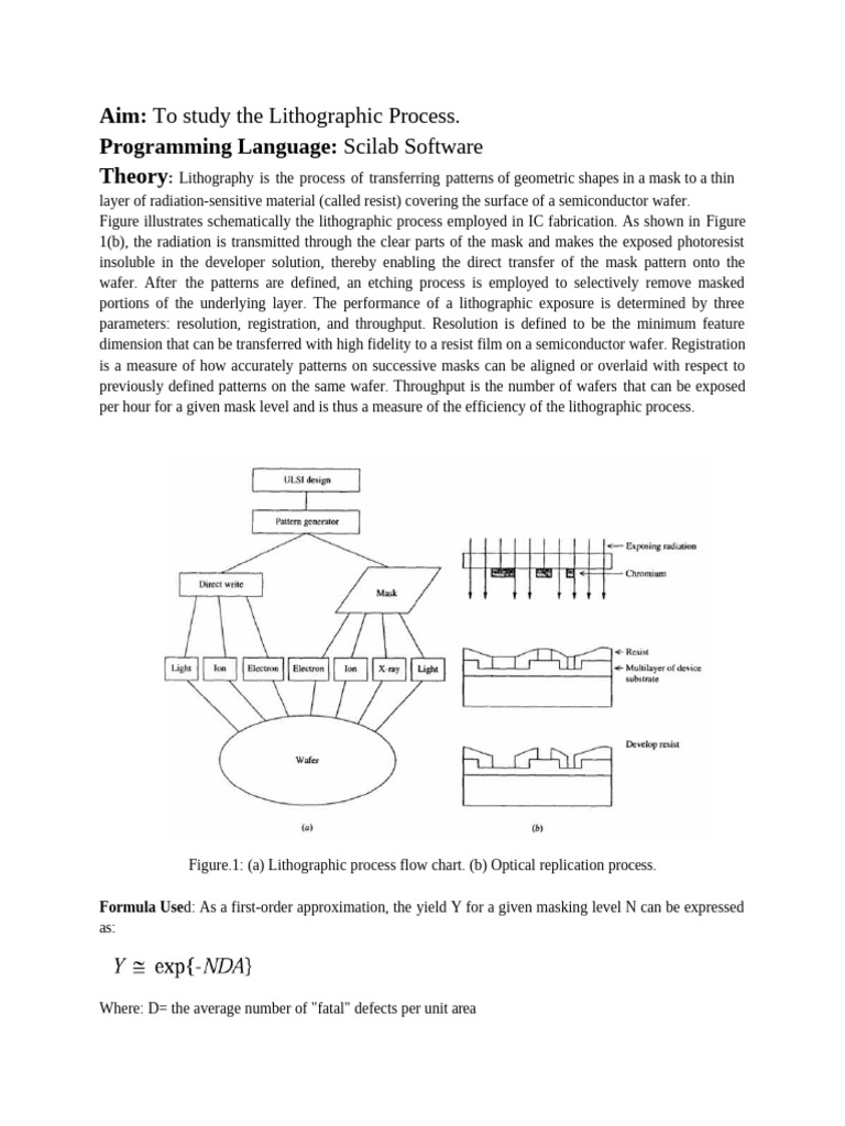 Lithography | PDF | Photolithography | Semiconductor Device Fabrication