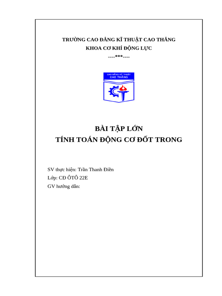 BTL_ DCDT_Trần Thanh Điền | PDF