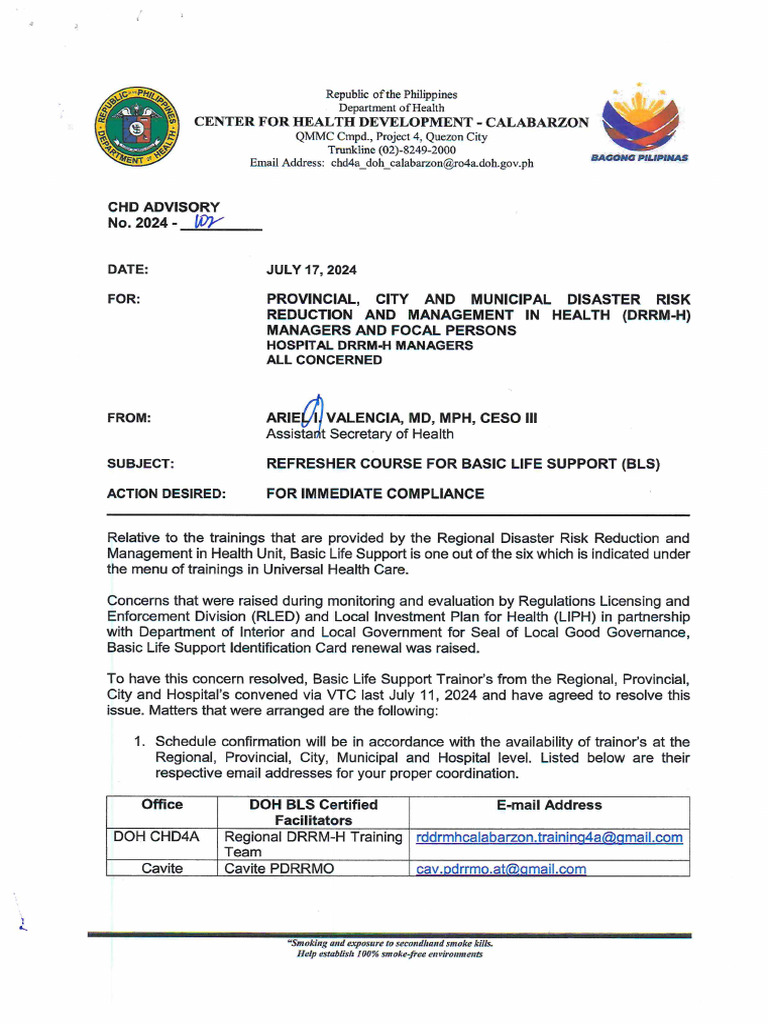 CHD Advisory 2024 102 | PDF