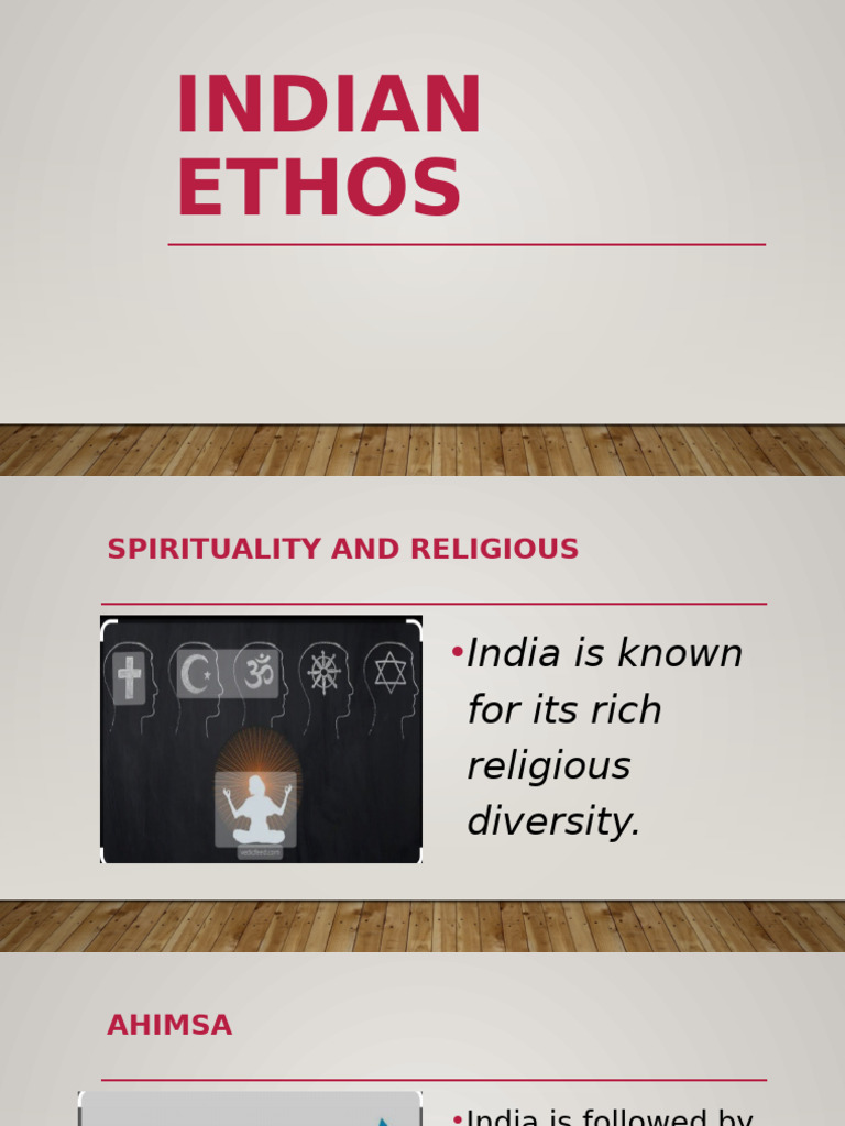 Indian Ethos. | PDF