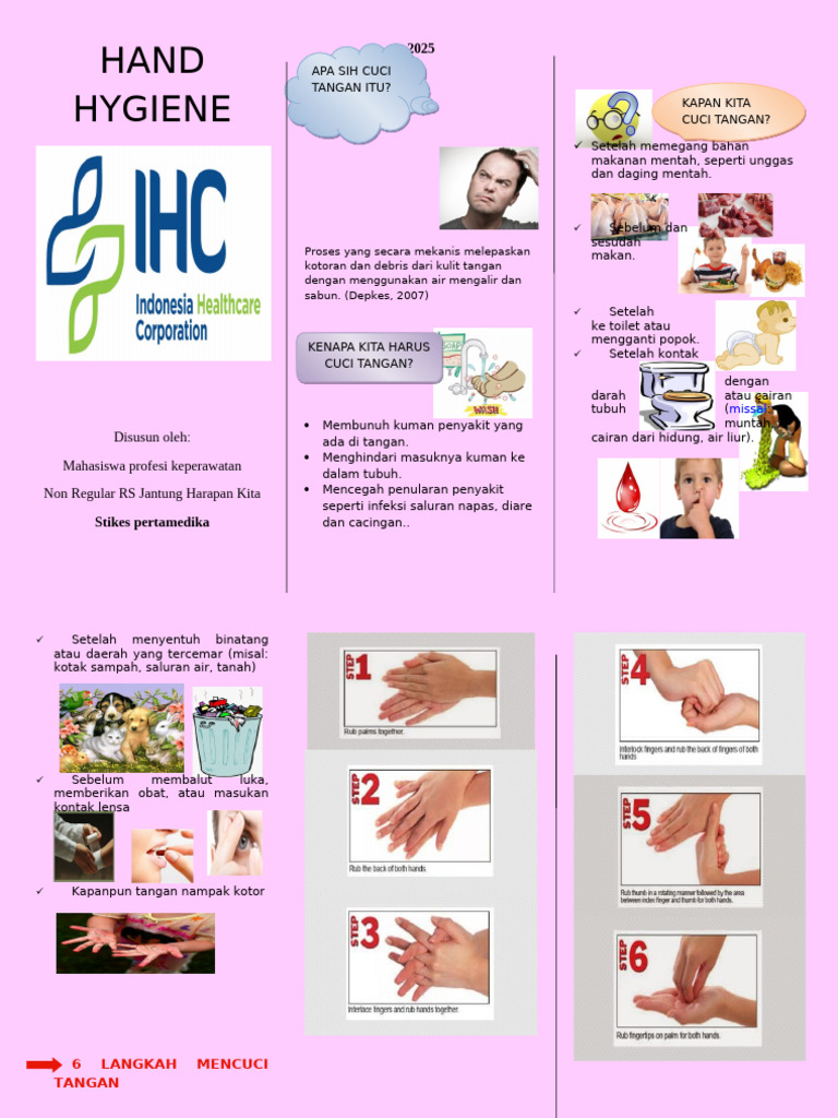 Leaflet Hand Hygiene Word | PDF