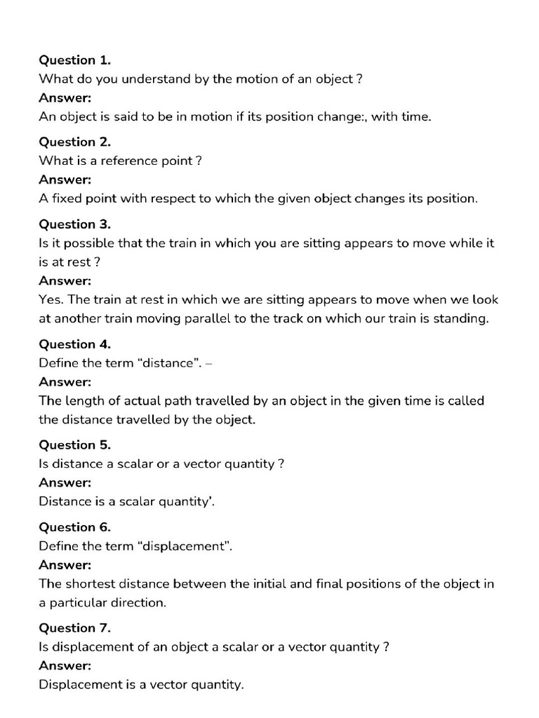 V.short Answer Type Questions | PDF