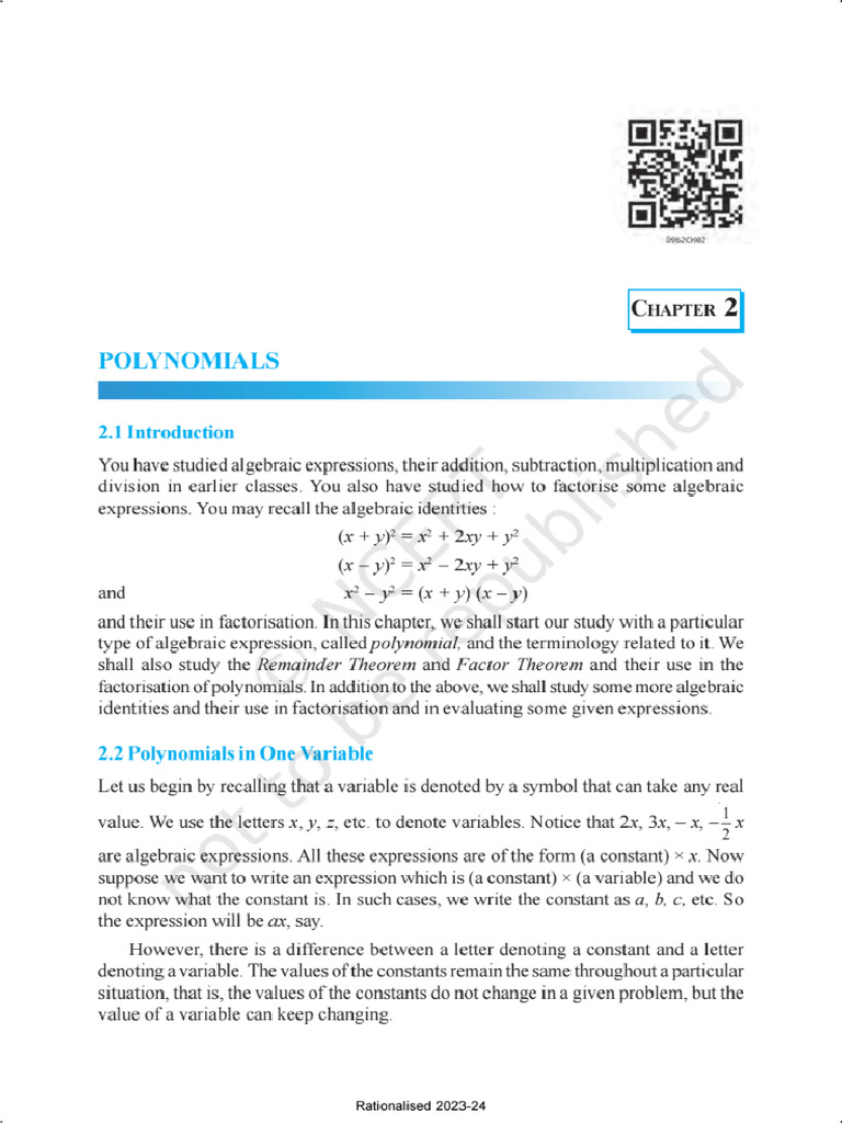 Polynomials | PDF