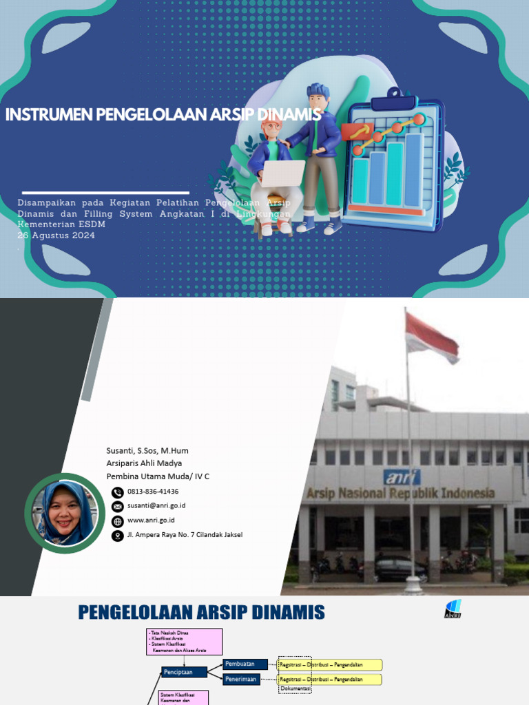 INSTRUMEN Pengelolaan Arsip Dinamis ESDM | PDF