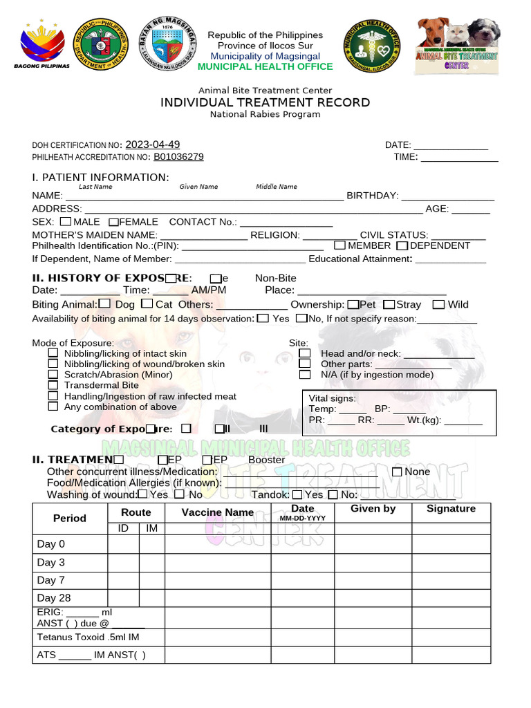 Abtc Admission Form New (B) | PDF | Immunology | Animals And Humans