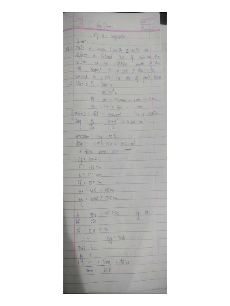 Compression Member, Lacing, Slab Base, Gusset Plate | PDF