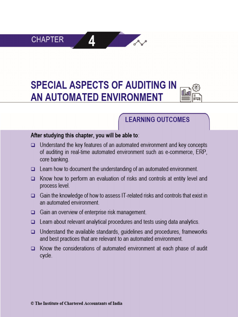 Special Aspects of Auditing in Automated Environment | PDF | Internal Control | Audit