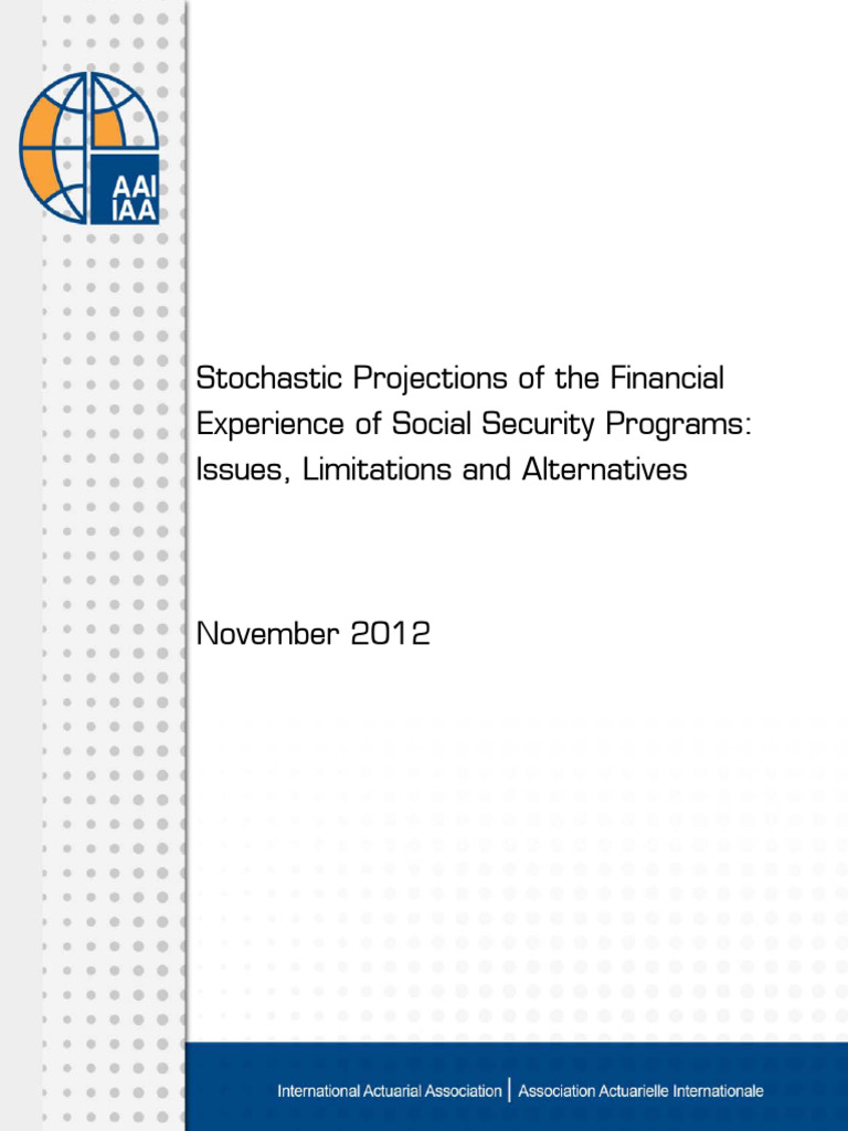 Social Insurances To Chas Tic Modeling Paper | PDF | Risk | Uncertainty