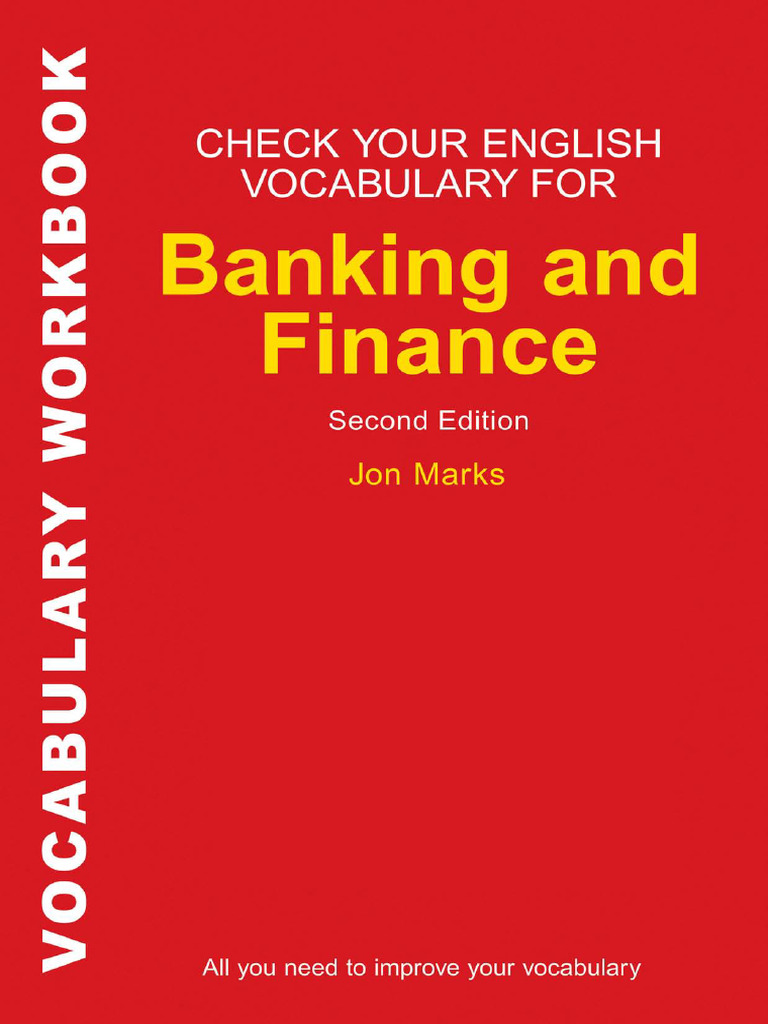 Banking and Finance Vocab-1-6 | PDF | Banks | English Language