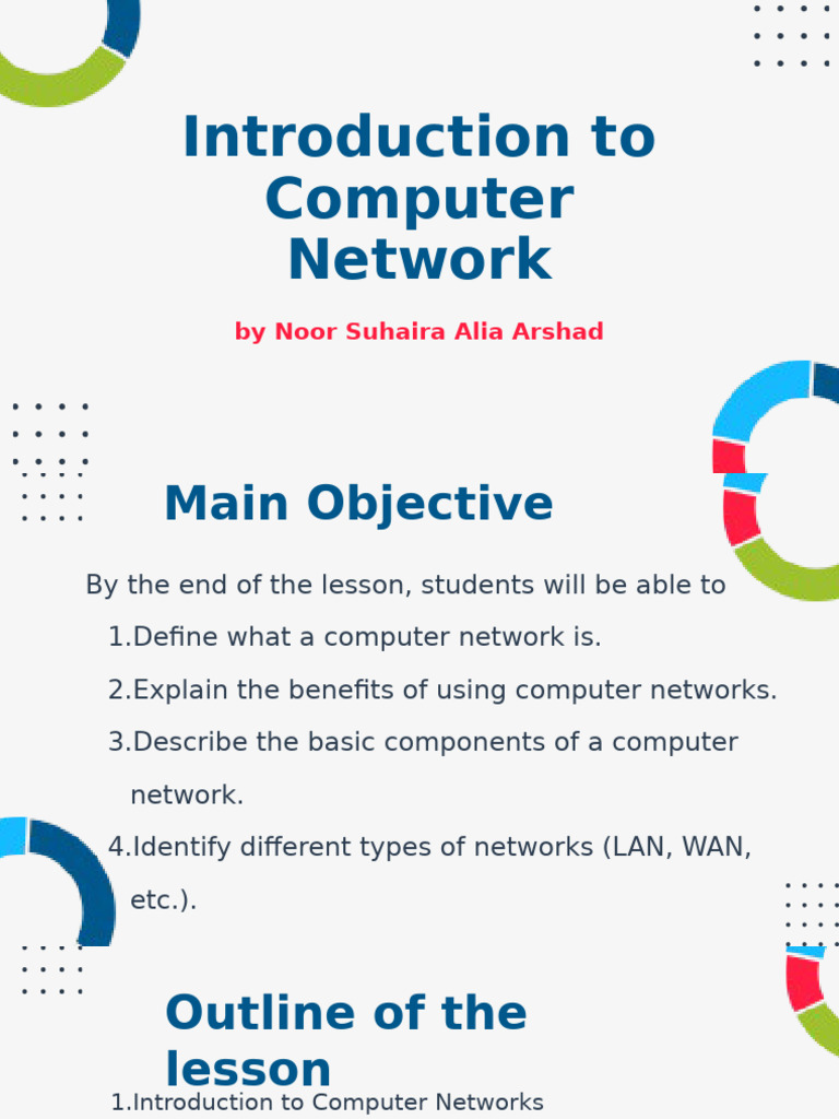 Intro to comp network mock teaching | PDF