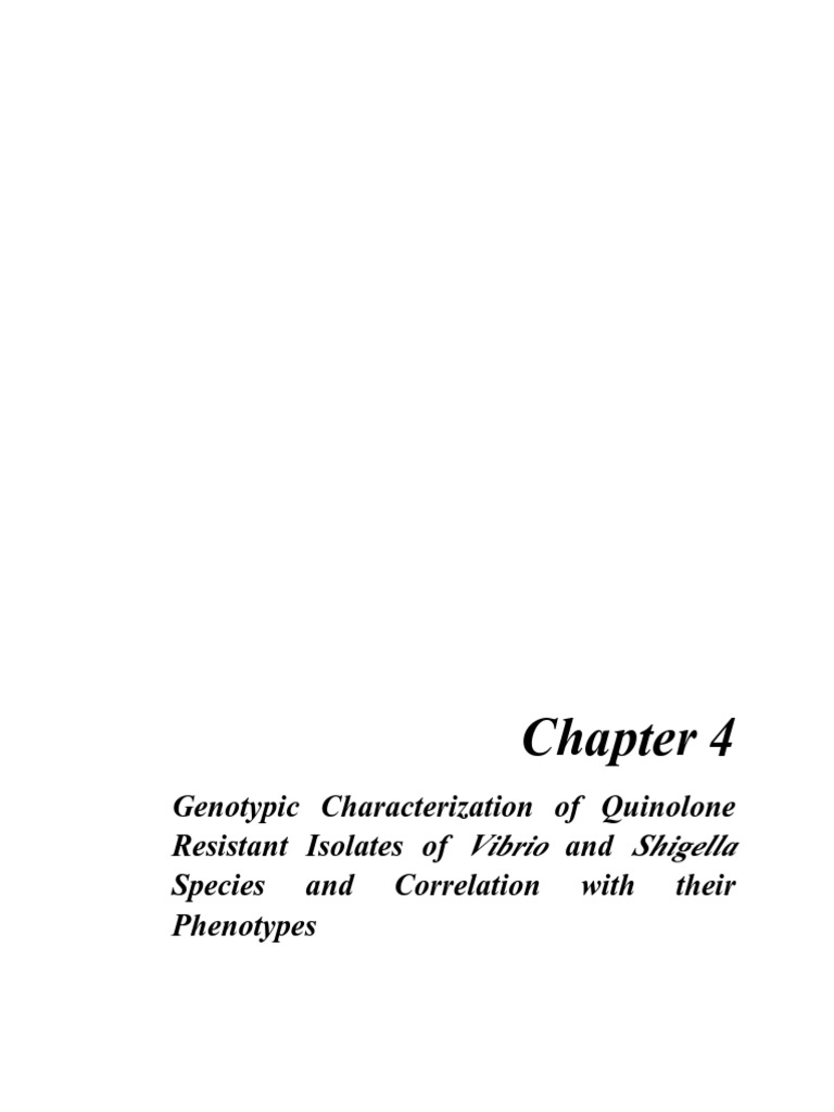Genotypic Analysis of Quinolone Resistance | PDF | Reverse ...