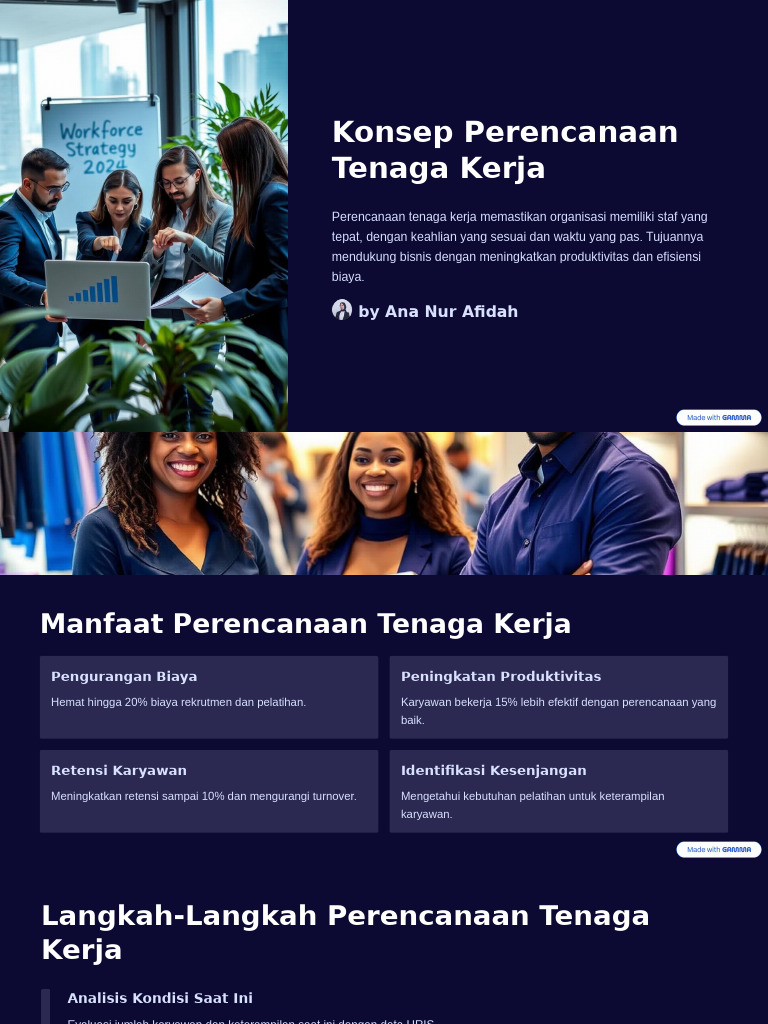 Konsep Perencanaan Tenaga Kerja | PDF