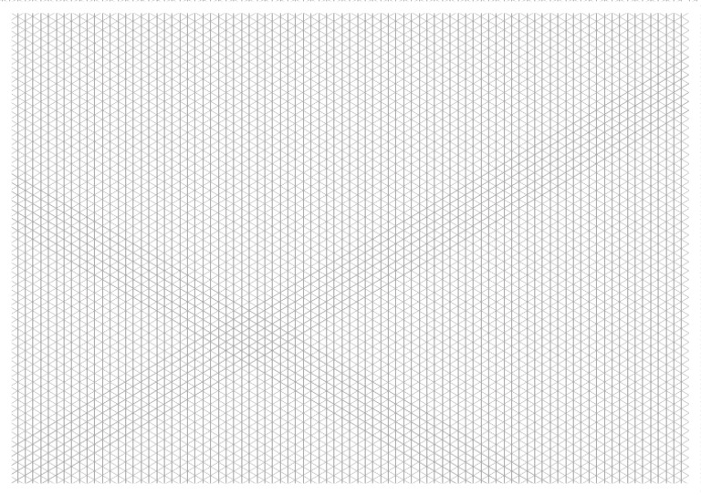 Illustrator Isometric Grid - A4 Landscape | PDF