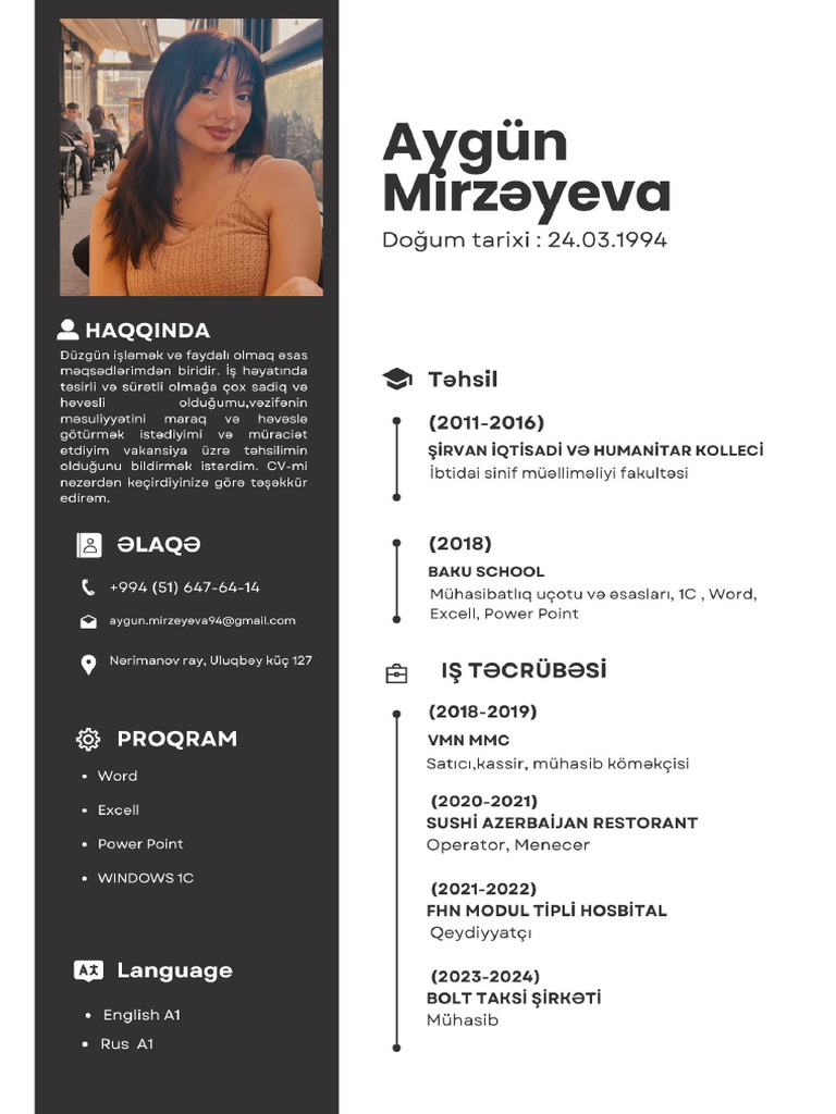 Ofis Menecer-Aygun Mirzəyeva | PDF