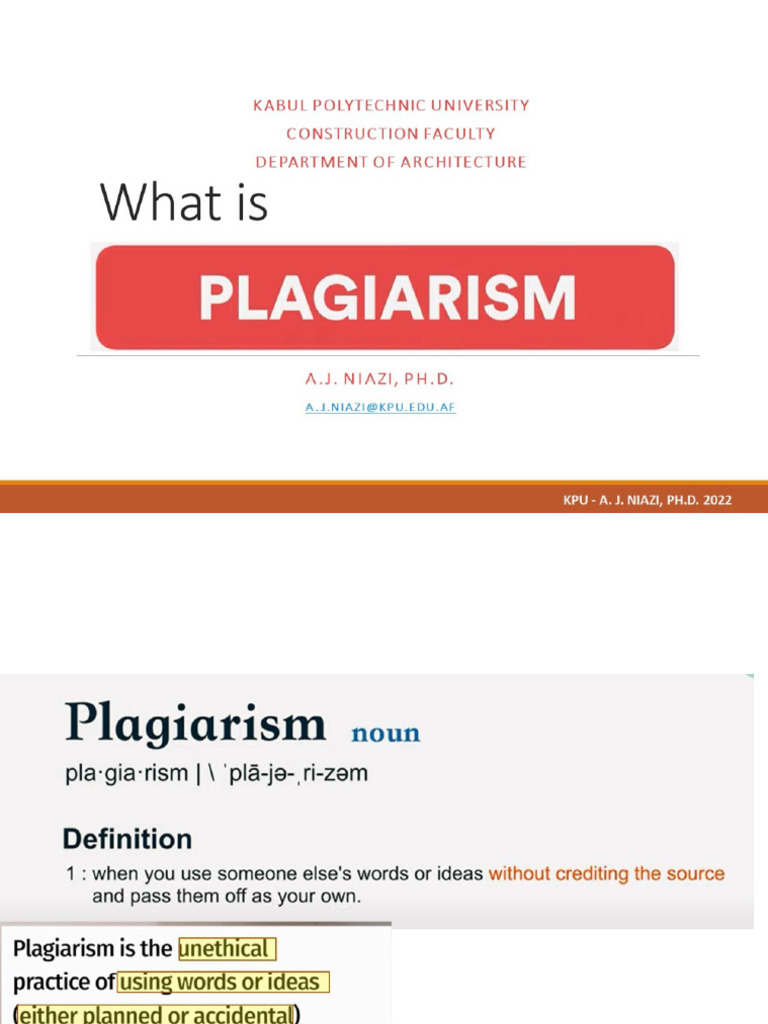 11. What is Plagiarism PDF | PDF