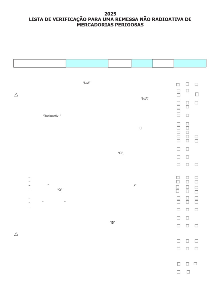 iata_dgr_en_form_non-radioactive (1) | PDF | Setor secundário da economia