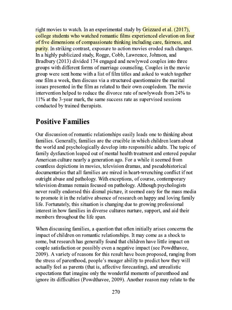 4.1 Positive Families Characteristics | PDF