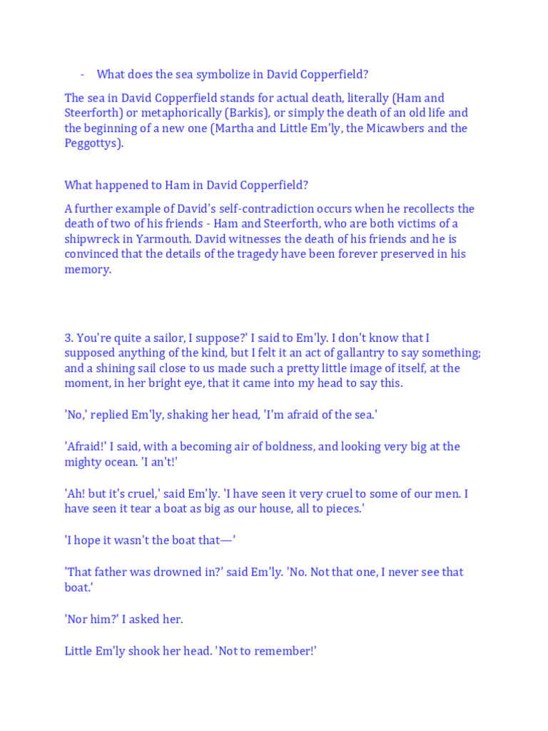 David Copperfield at Characters | PDF | David Copperfield