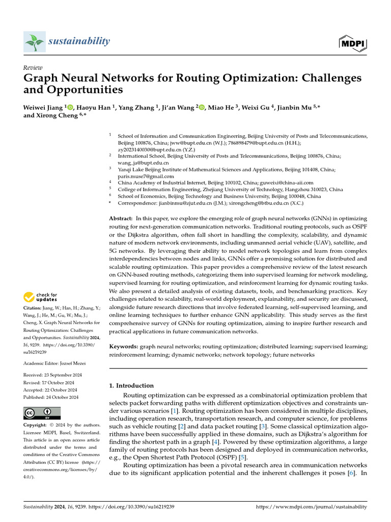 Network Optimization - GNN | PDF | Routing | Computer Network