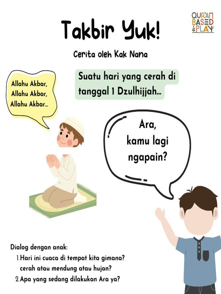 Dialogic Reading Day 1_Takbir Yuk! | PDF