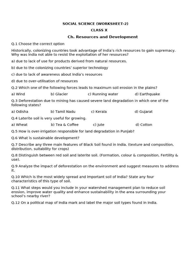 worksheet - Development | PDF