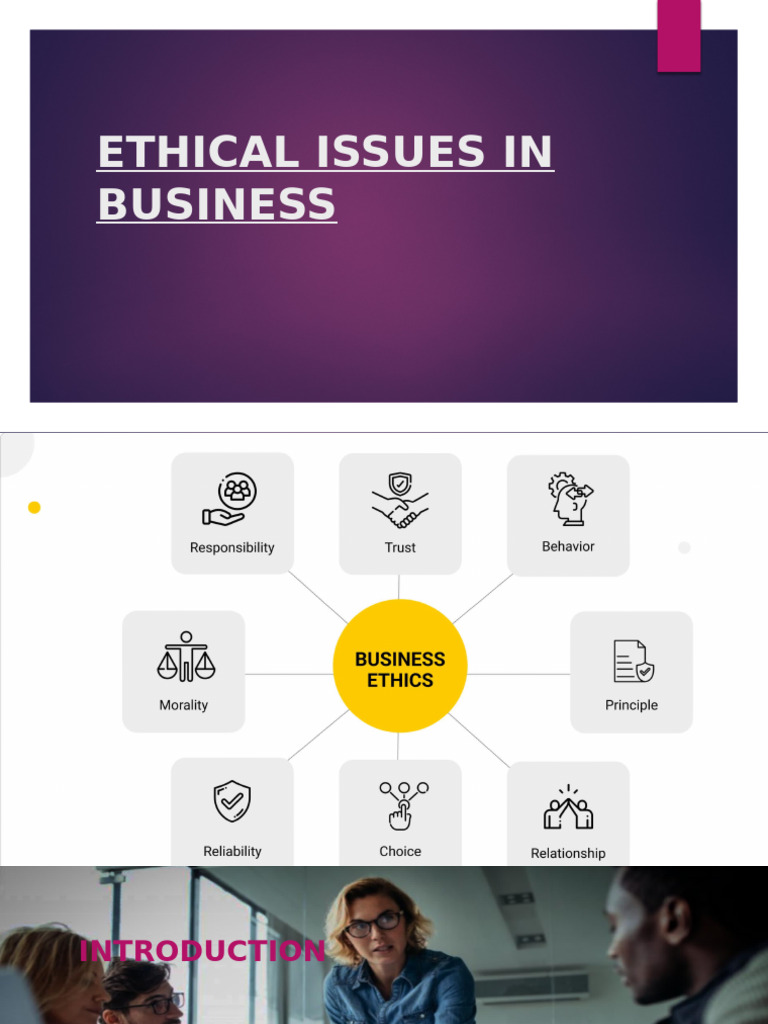 Ethical Issues in Business | PDF | Business Ethics | Employment