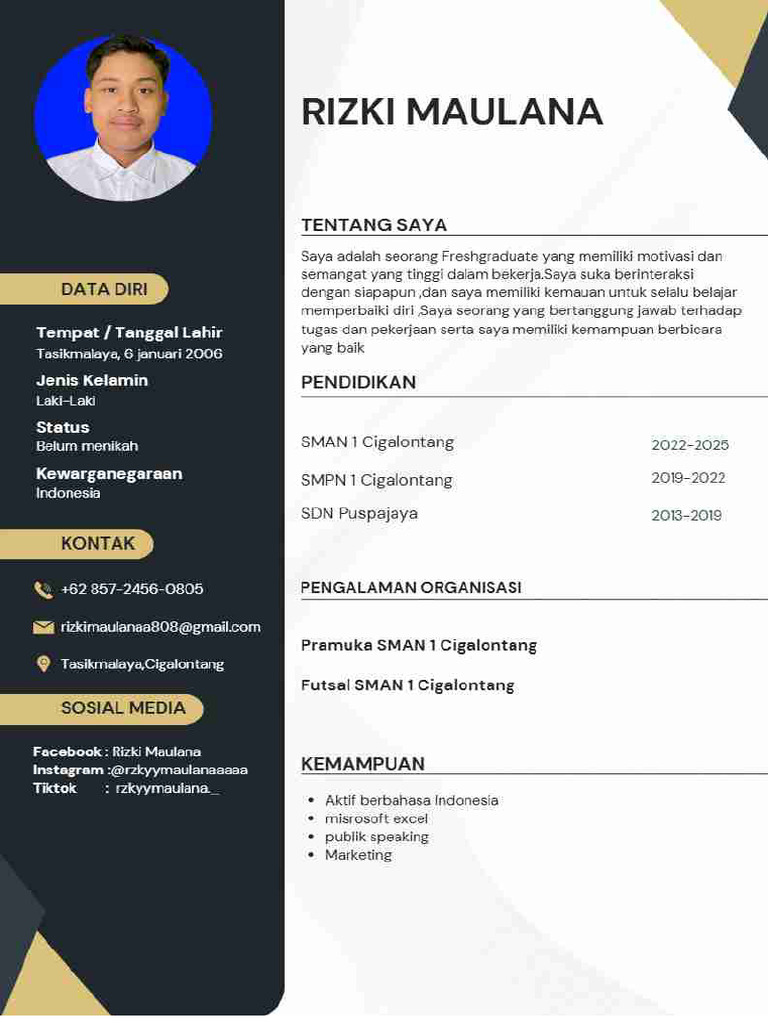 Berkas Lamaran Rizki Maulana - 11zon | PDF