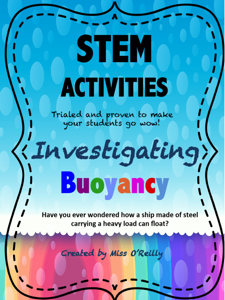 STEMInvestigatingBuoyancy-1 | PDF | Buoyancy | Boats