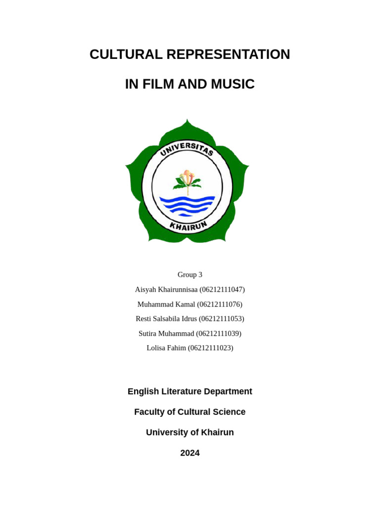 Group 3 CULTURAL REPRESENTATION IN FILM AND MUSIC | PDF | Dalit | Caste