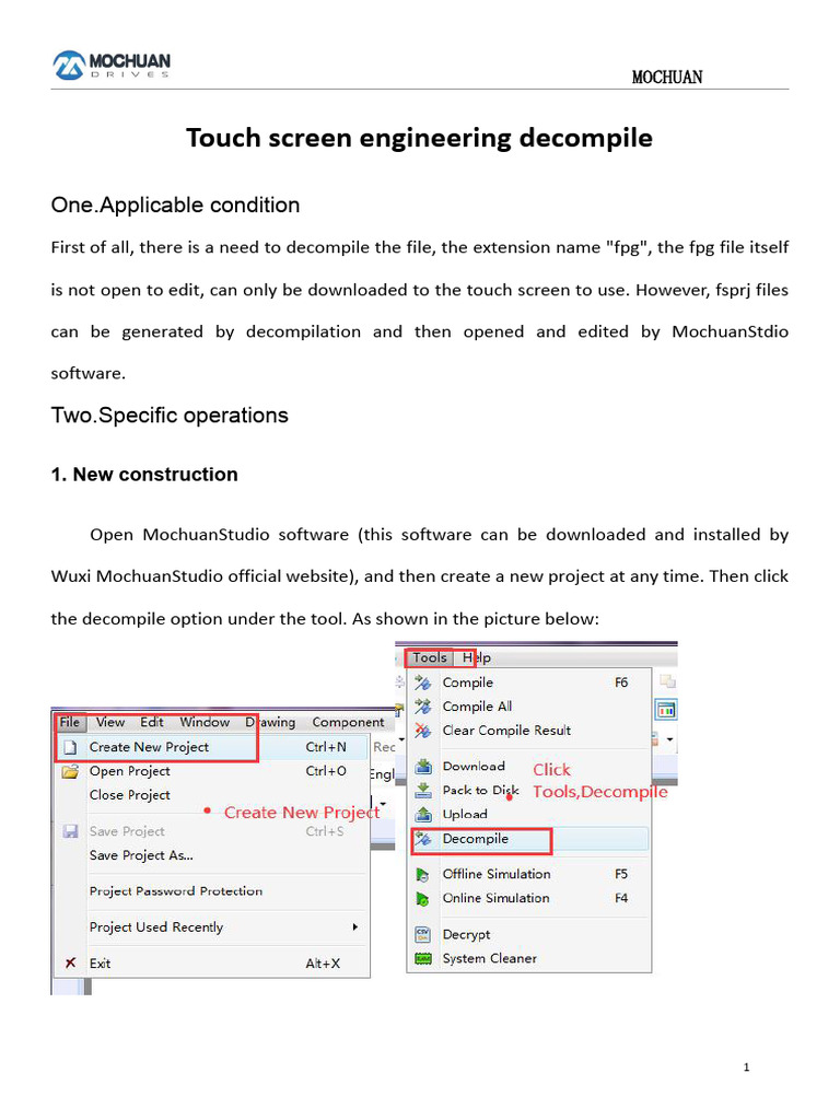 Touch Screen Engineering Decompile | PDF