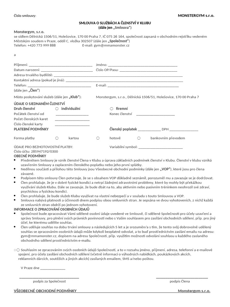 Monstergym Vop | PDF