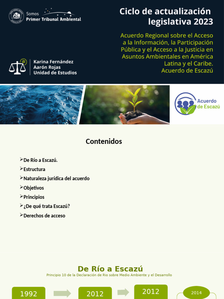 Acuerdo de Escazú | PDF | Tratado | Entorno natural