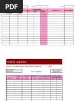 Vehicle Log Book - Format | PDF