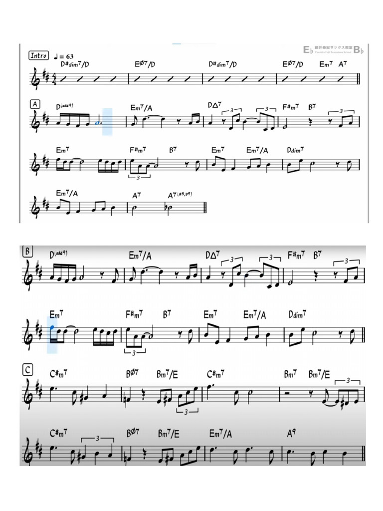 Alfie (Tenor Sax) | PDF