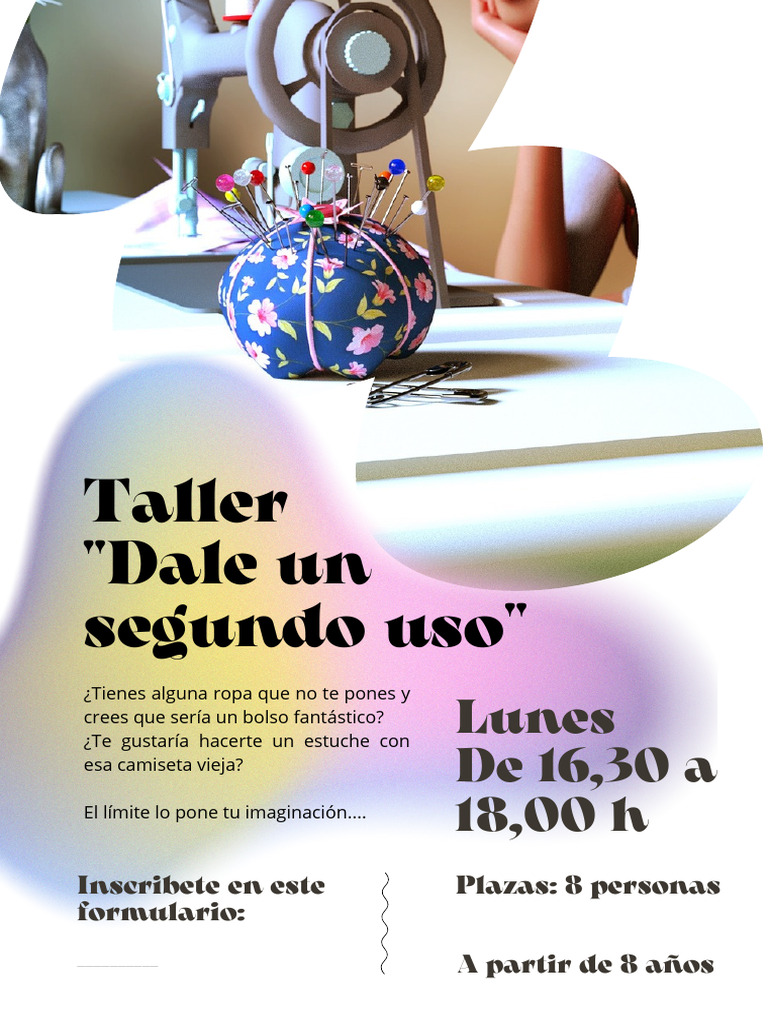 Póster Talleres Infantiles Colorido | PDF
