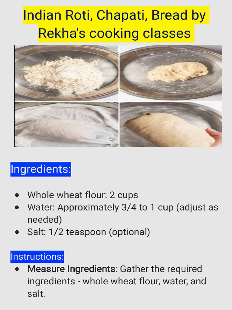 Indian Chapati, Bread | PDF