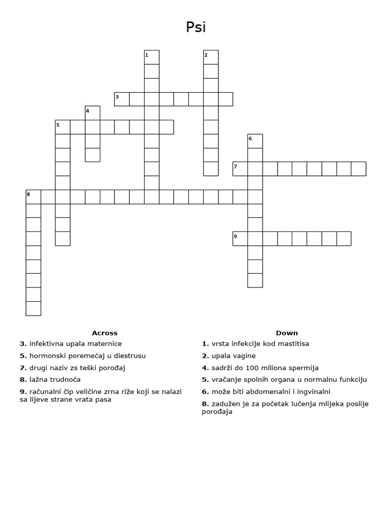 Psi - Crossword Labs | PDF