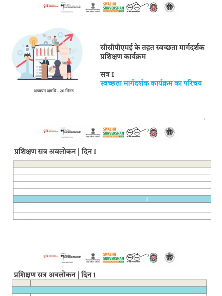 Module 1 - About The Swachhata Margdarshak Programme | PDF