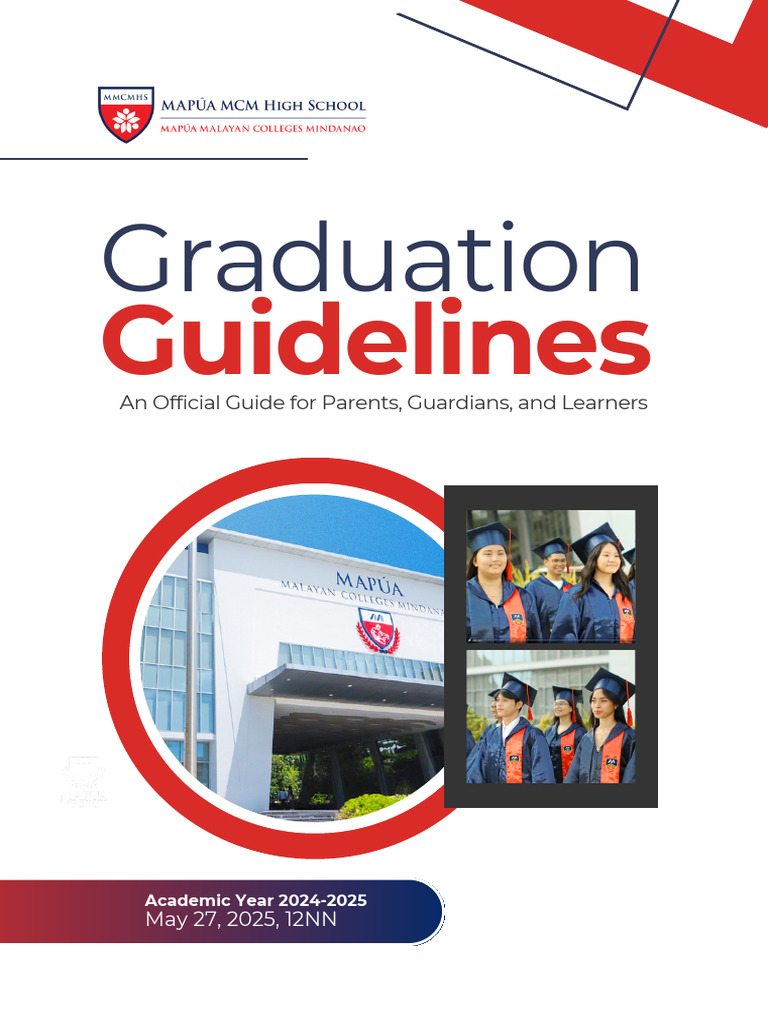 Mapua MCM HS Graduation Guidelines | PDF | Clothing | Fashion