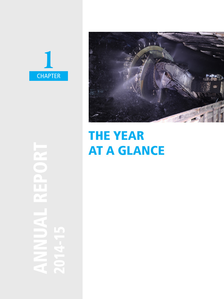 Annual Report Ministry of Coal 2014 15 | PDF | Coal | Coal Mining