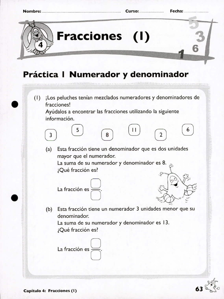 4A Cuaderno de Trabajo - Fracciones | PDF